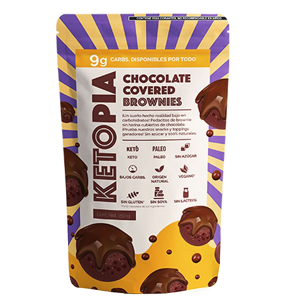 Ketopia Chocolate Covered Brownie Bites 150g 150 G - H-E-B México