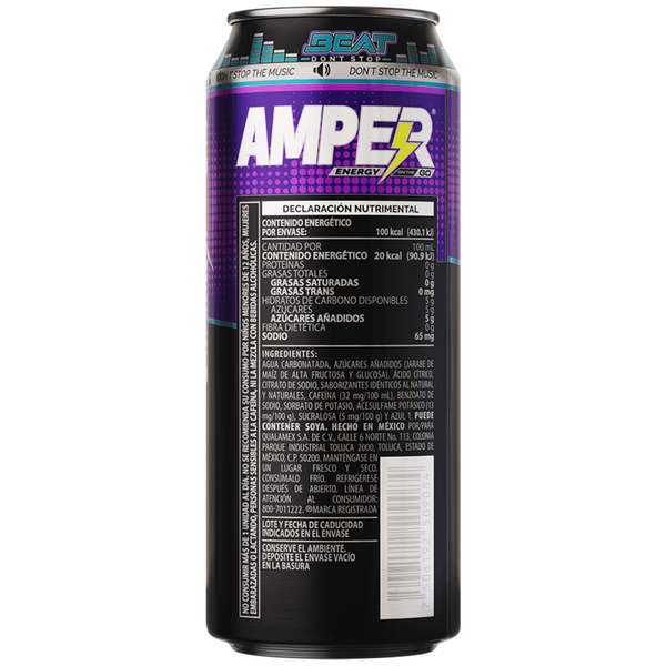 Amper Bebida Energizante Beat Don'T Stop 473 Ml - H-E-B México