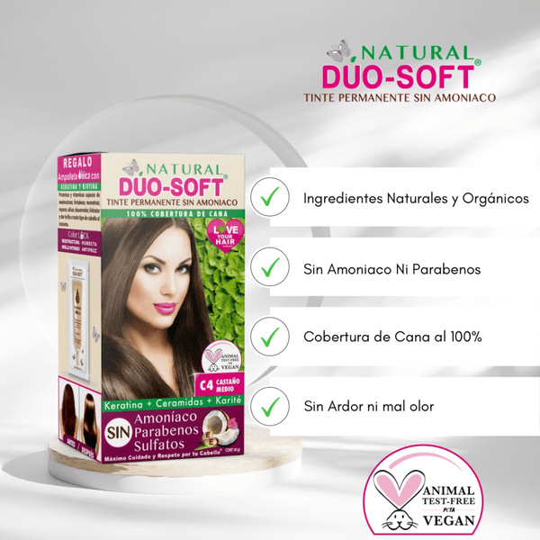 Natural Duo Soft Tinte Sin Amoniaco 6.7 Chocolate - Mi Tienda del Ahorro