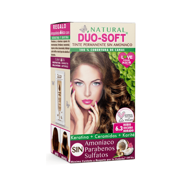 Natural Duo Soft Tinte Sin Amoniaco 6.3 Rubio Dora - H-E-B México