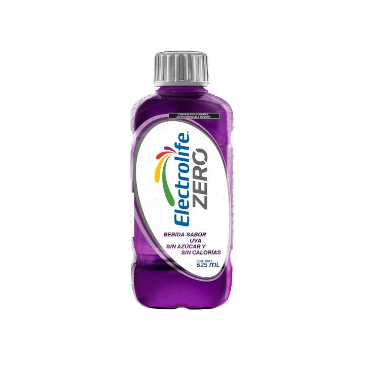 Electrolit Zero Bebida Hidratante Uva 625 ml - H-E-B México
