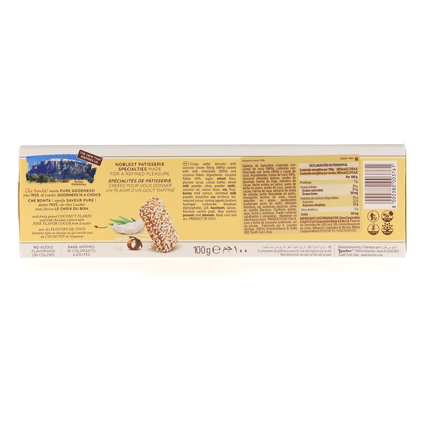 Loacker Galletas con Relleno Coconut 100 g - H-E-B México