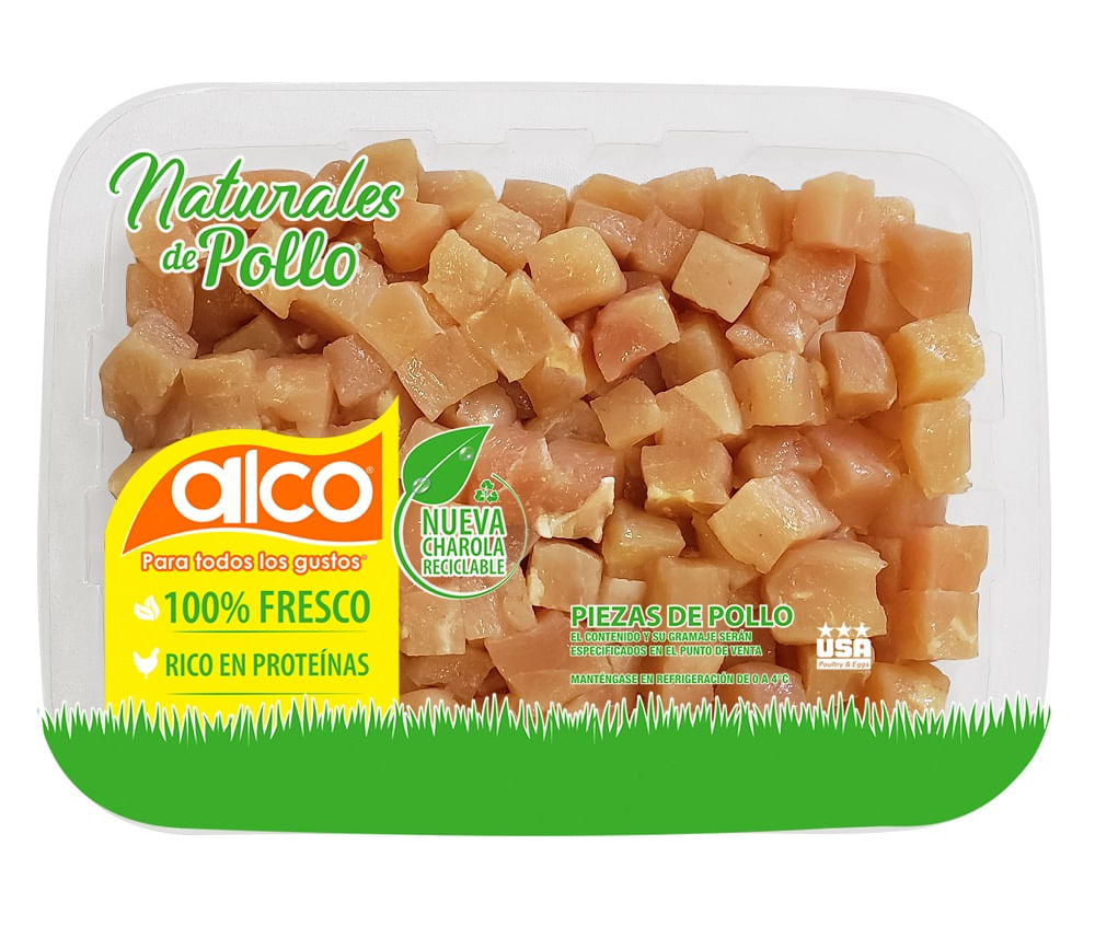 Alco Pechuga de Pollo en Cubos 1 Kg - H-E-B México