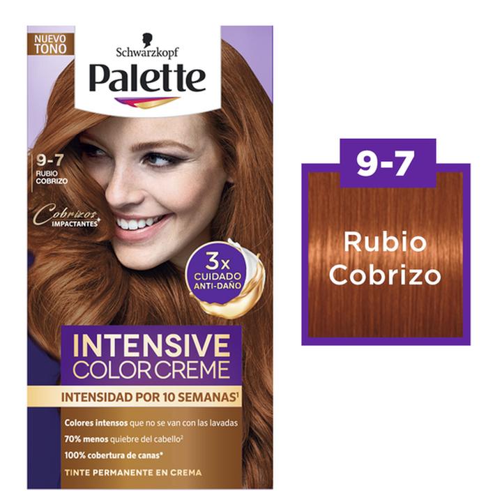Tinte para cabello Palette Color Creme Rubio Cobrizo 9 7