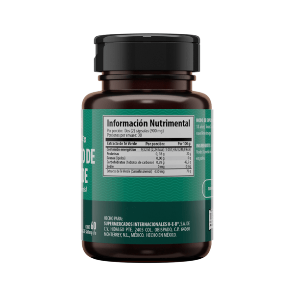 Heb Extracto De Te Verde con 60 pz - H-E-B México