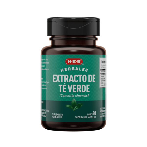 HEB Extracto De Te Verde con 60 pz - H-E-B México