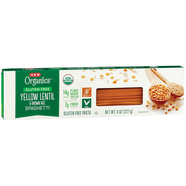 HEB Organics Pasta Espagueti Lenteja 227 g - H-E-B México