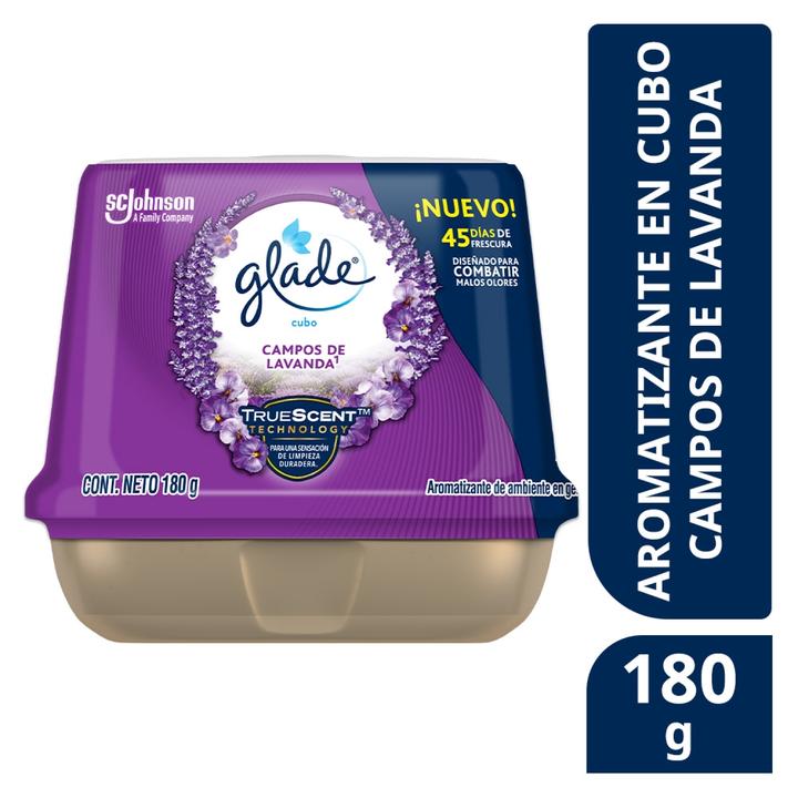 Glade Aromatizante Cubo Aroma Lavanda 180 g - Mi Tienda del Ahorro