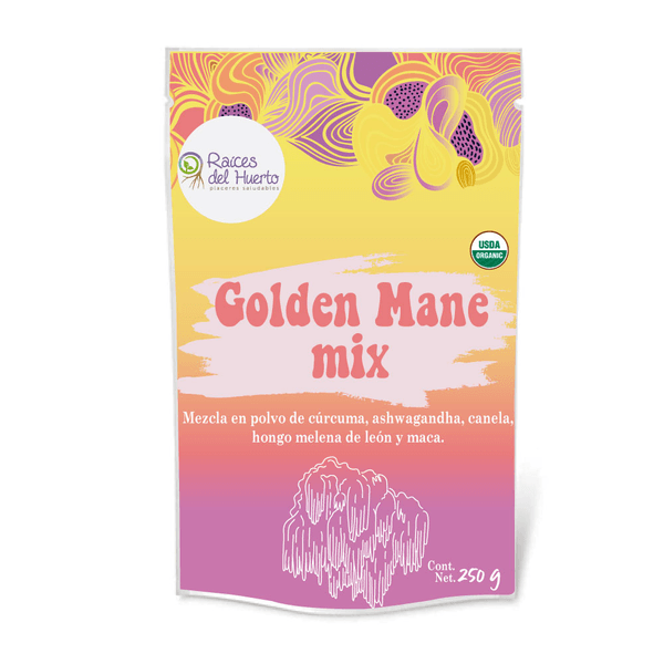 Raices del Huerto Golden Mane Mix Orgánico 250 g - H-E-B México