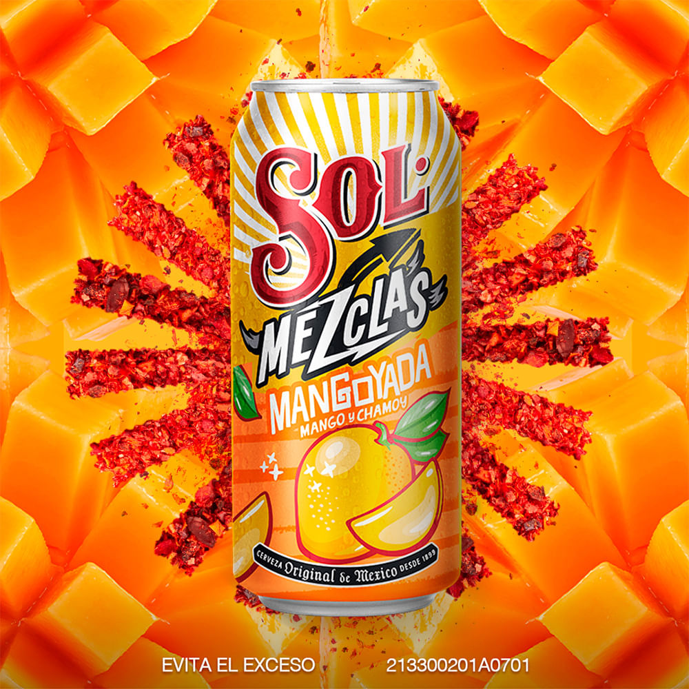 Sol Cerveza Mangoyada Lata 355 Ml - Mi Tienda del Ahorro