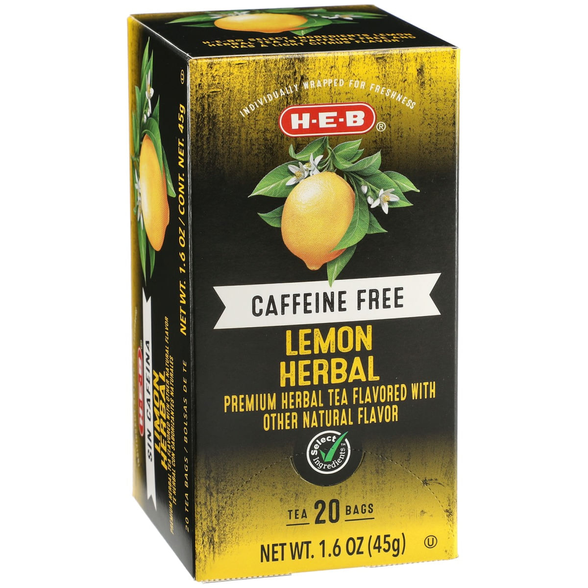 HEB Te Limon Sin Cafeina 20 Pc - H-E-B México