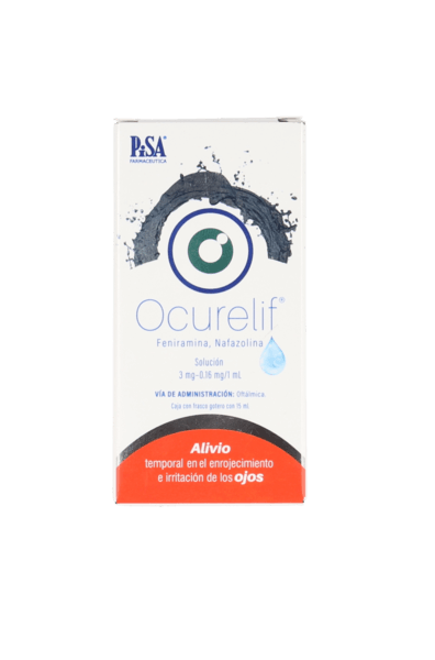 Ocurelif Solucion Oftalmica 3 Mg/ 0.16 Mg Frasco 15 ml - H-E-B México