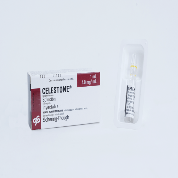 Organon Celestone 4mg Sol Iny Betametasona Amp 1 M - H-E-B México