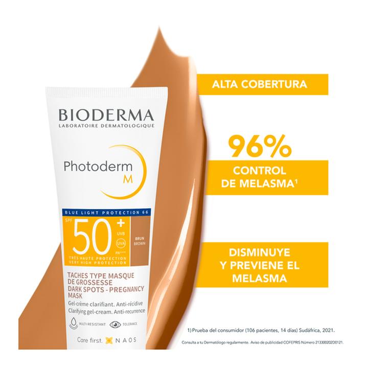Bioderma Photoderm M FPS 50+ Protector Solar Tono Bronce 40 ml - H-E-B ...