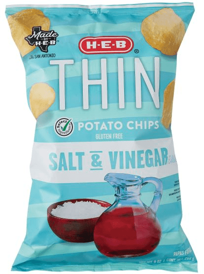 HEB Thin Salt And Vinegar 255 g - H-E-B México