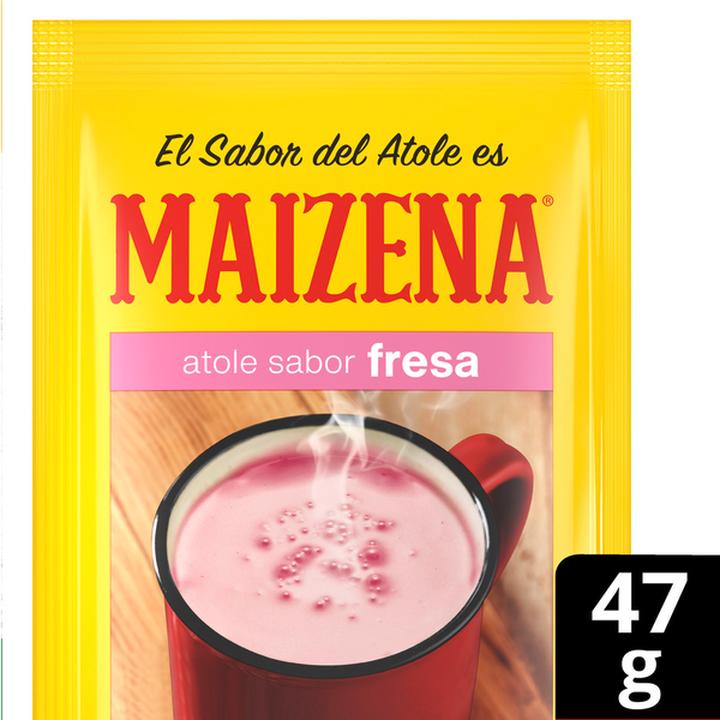 Maizena Atole sabor fresa 47 g - H-E-B México
