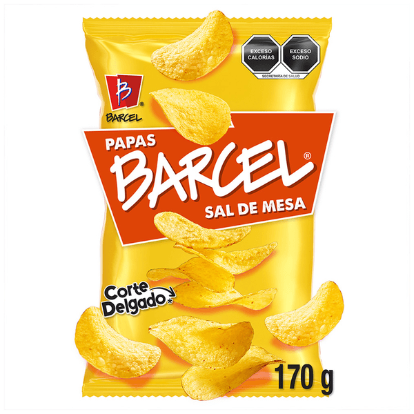 Barcel Papas Sal 170 g - H-E-B México