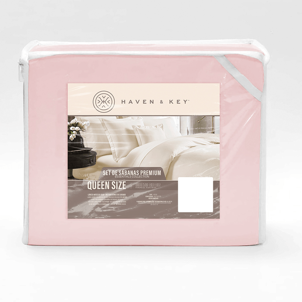 Set De Sábanas Haven And Key Essentials Collection Premium Queen Color ...
