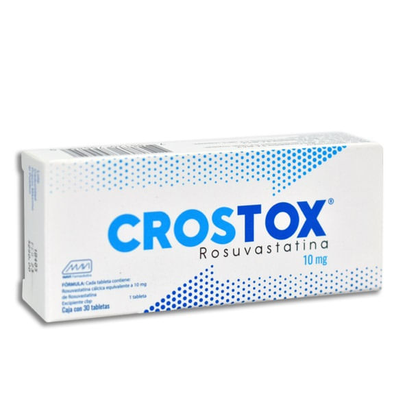 Mavi Crostox 10mg 30 Tab Rosuvastatina Gen 1 Pz - H-E-B México