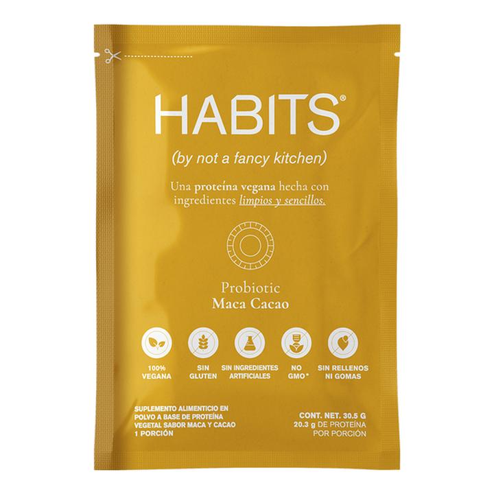 Habits Proteína Vegetal Sobre Individual Maca Caca - H-E-B México