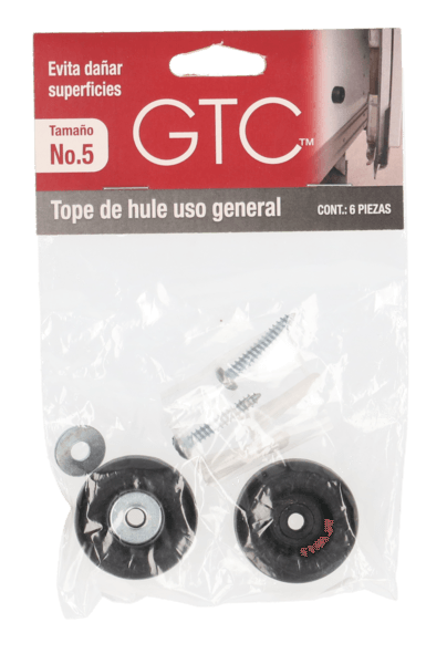 Gtc Tope De Hule Para Puerta No. 5 1 Pz - Mi Tienda del Ahorro
