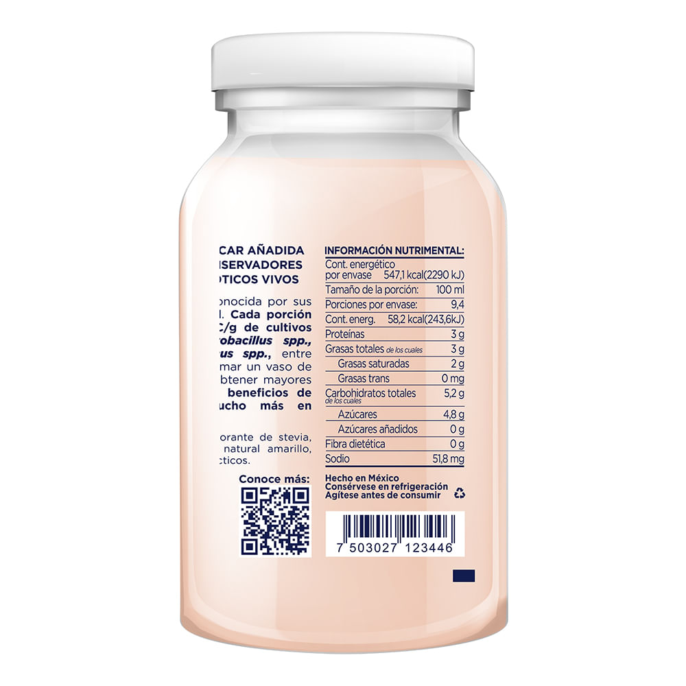 Kefir Sabor Durazno 940 ml - H-E-B México