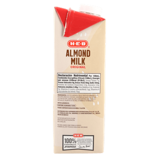 HEB Leche Uht Almendra Original 946 ml - H-E-B México