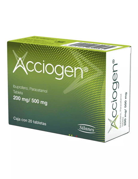 Silanes Acciogen 200/500mg Ibuprofeno Paracetamol - H-E-B México