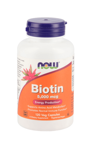 Now Foods Biotina 5000 Mcg 120 Caps 12 Pz - H-E-B México