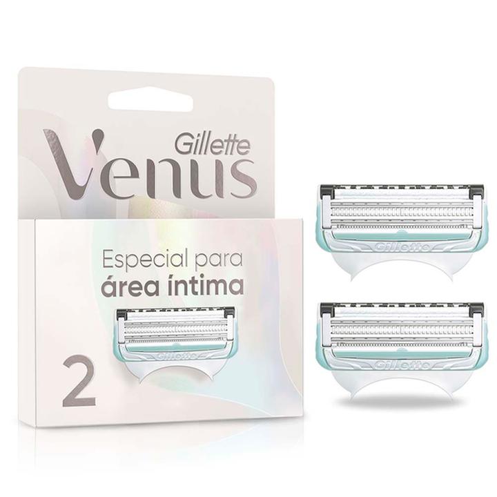 Venus Gillette Especial Para Área Intima Repuestos Para Afeitar 2 pz ...