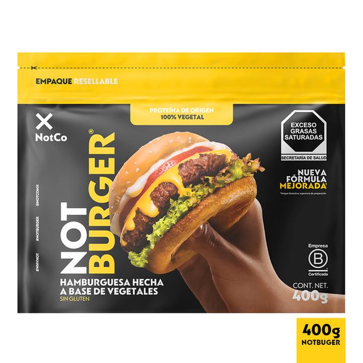 Notco Hamburguesa Not Burger 4 Pack 400 g - H-E-B México