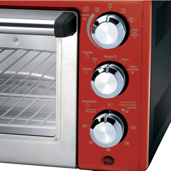 Oster Horno Tostador TSSTTV7118R1MX 18 L Rojo 1 pz - H-E-B México