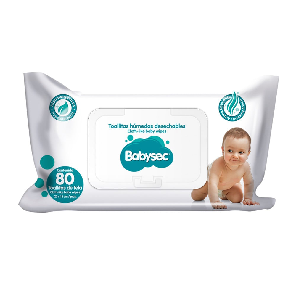 Babysec Única Toallitas Húmedas con 80 pz - H-E-B México