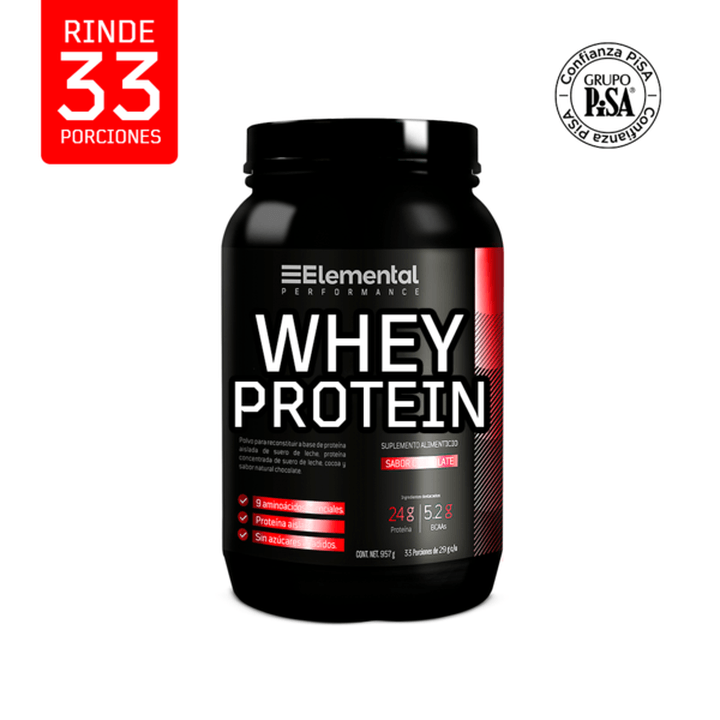Elemental Suplemento Alimenticio Whey Protein Chocolate 957 g - H-E-B ...