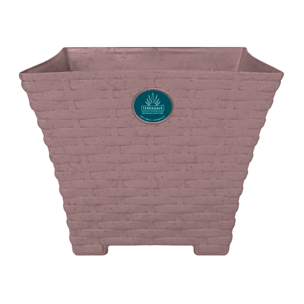 Terragave Maceta Rattan Ch Cuad L16 A13 Quartz 1 P - H-E-B México