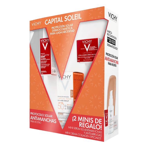 Vichy Kit Capsol Protección Solar Anti Manchas Uv - H-E-B México