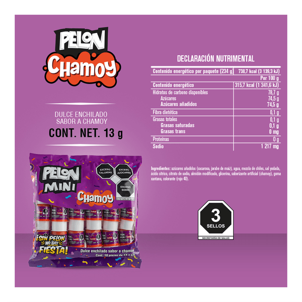 Hershey'S Pelon Mini Chamoy Pelon Mini Chamoy 20 C - H-E-B México