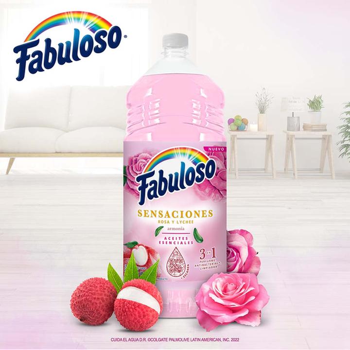 Palmolive Fabuloso Limpiador Líquido Multiusos Sensaciones Armonía 1.7 ...