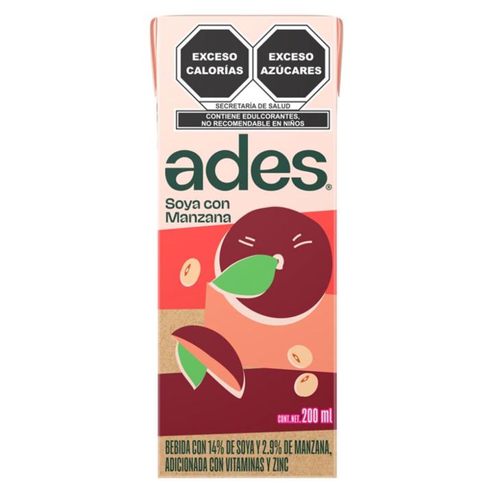 Ades Bebida de Origen Vegetal Manzana 200 Ml - H-E-B México