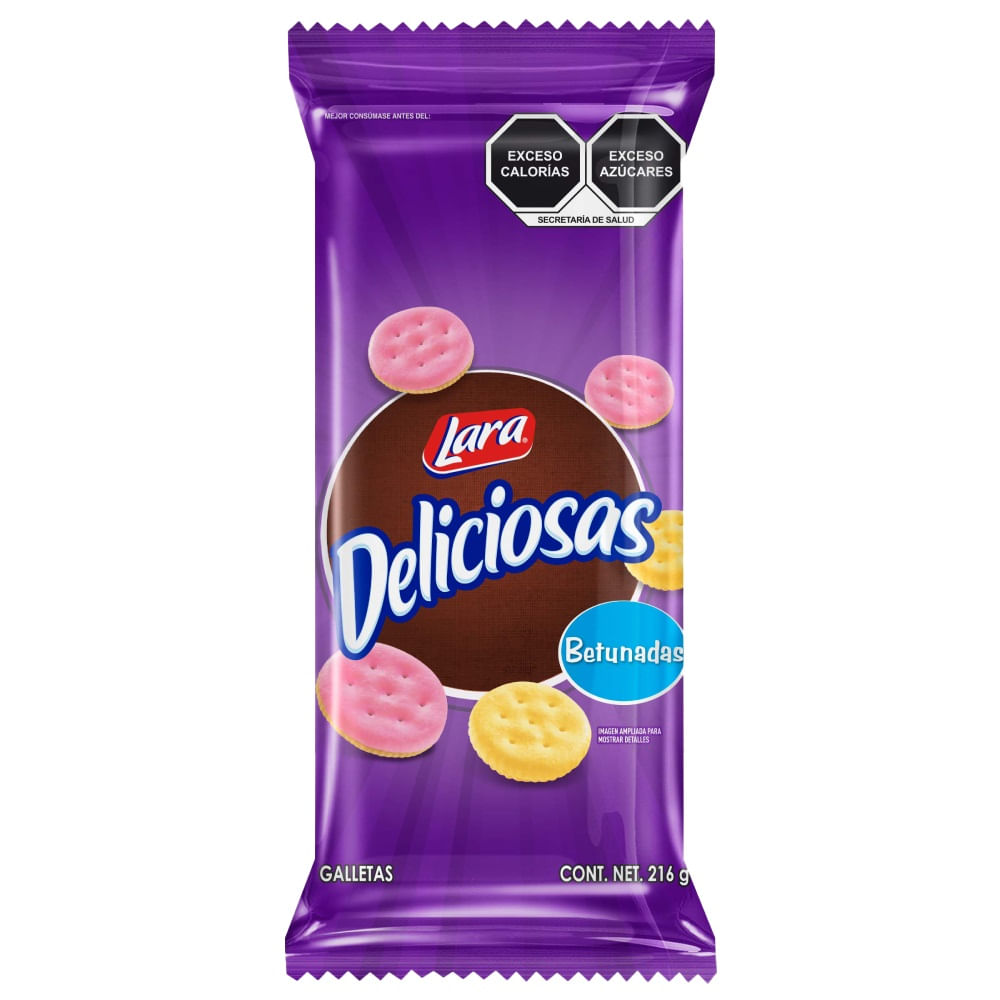 Lara Galletas Deliciosas Betunadas 216 g - H-E-B México