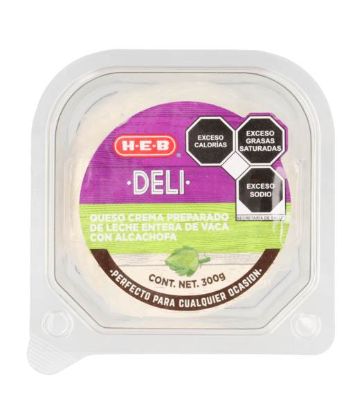HEB Queso Crema con Alcachofa 300 g - H-E-B México