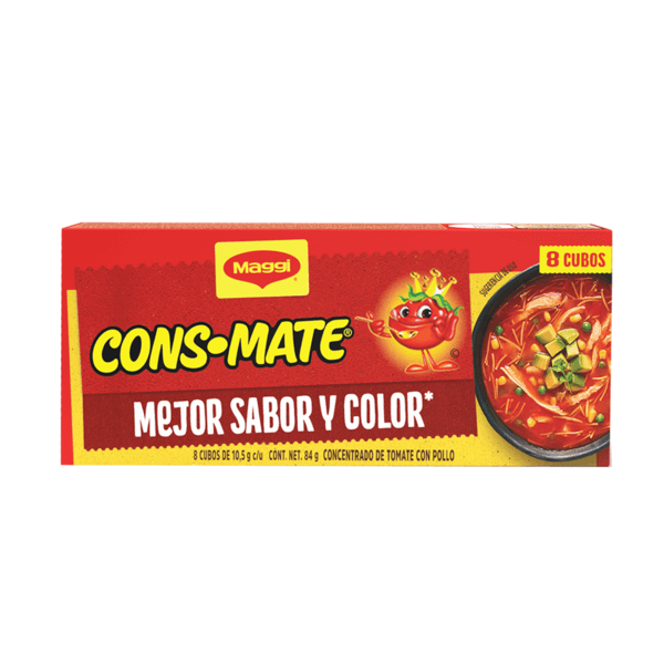 Concentrado de Tomate Maggi Consomate 8 Cubos 84 g - H-E-B México