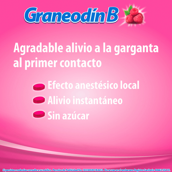 Graneodín B Sabor Frambuesa 24 pz - H-E-B México