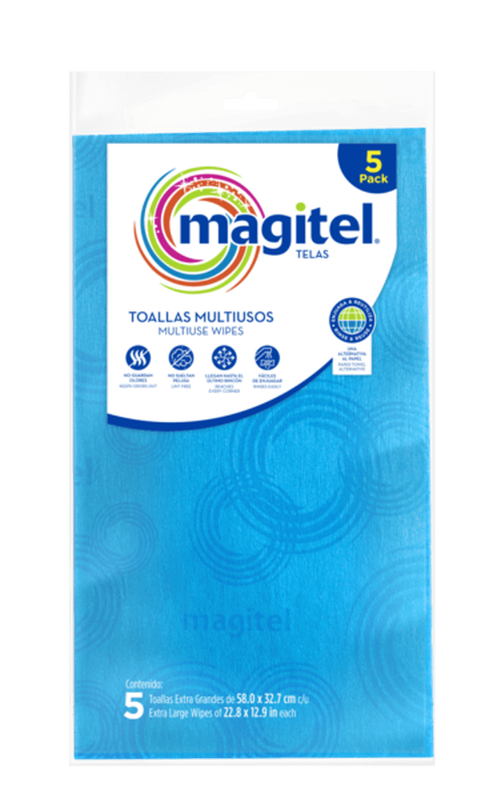Magitel Paño Tela Magitel 50x50 Cm 5 Pz - Mi Tienda del Ahorro