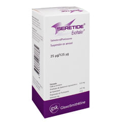 Glaxo Seretide Evoh 25/125mc 120 Dosis 120 Pz - H-E-B México
