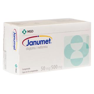 Msd Janumet 50/500 Mg Cpr Recu56 336 56 Pz - H-E-B México