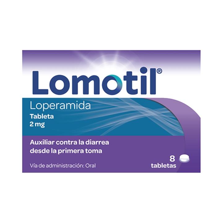 Lomotil Antidiarréico Tabletas 2mg 8 Pz - H-E-B México