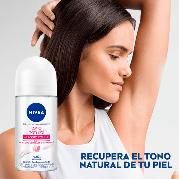 NIVEA Desodorante Aclarante Aclarado Natural Classic 50 ml - H-E-B México