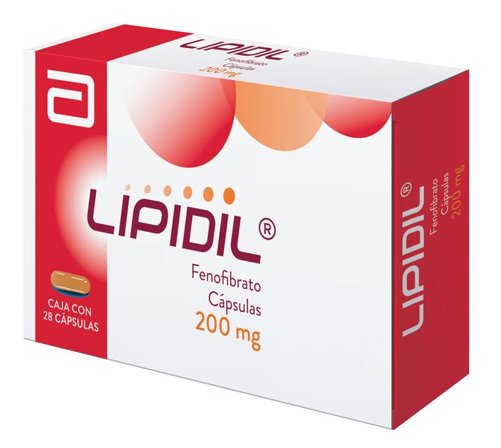 Abbott Lipidil 200 Mg 28 Cap Fenofibrato 28 Pz - H-E-B México