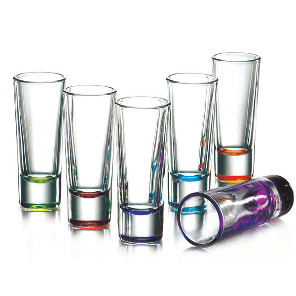 Libbey Juego de 6 Vasos Tequileros Colors 59 ml 1 pz - H-E-B México